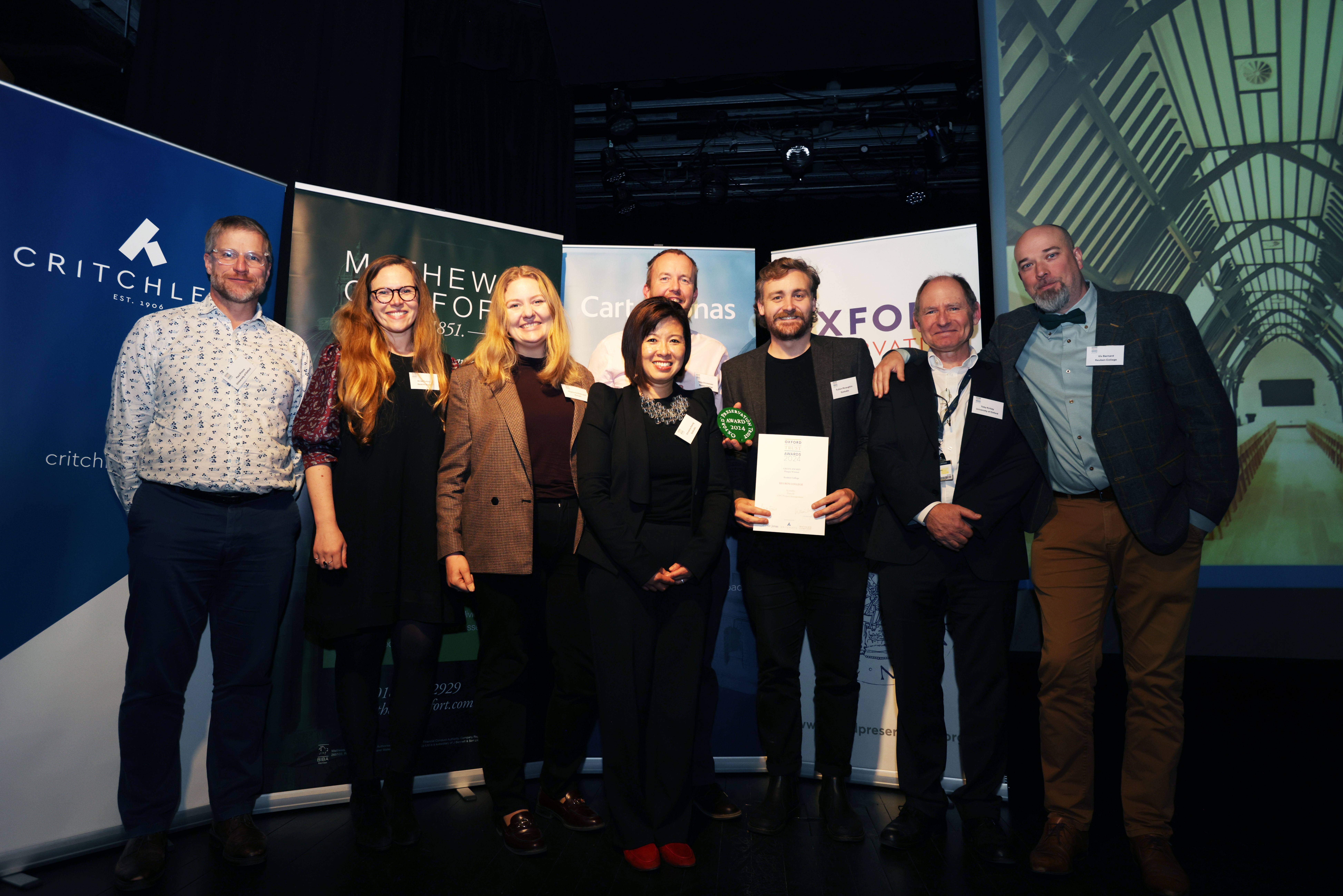 Reuben College wins 2024 Oxford Preservation Green Award | Reuben College